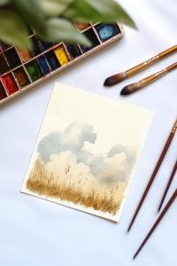 31 Watercolor Clouds Drawing Ideas to Elevate Your Art