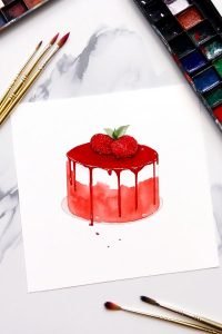 27 Watercolor Cake Drawing Ideas to Inspire Your Sweet Creations