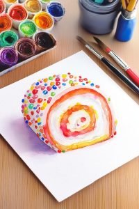 27 Watercolor Cake Drawing Ideas to Inspire Your Sweet Creations
