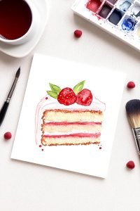 27 Watercolor Cake Drawing Ideas to Inspire Your Sweet Creations