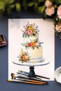 27 Watercolor Cake Drawing Ideas to Inspire Your Sweet Creations