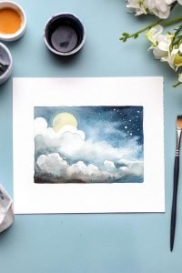 31 Watercolor Clouds Drawing Ideas to Elevate Your Art