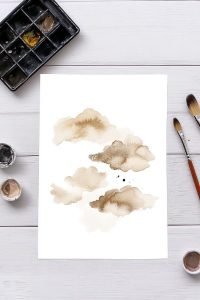 31 Watercolor Clouds Drawing Ideas to Elevate Your Art