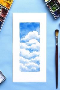 31 Watercolor Clouds Drawing Ideas to Elevate Your Art