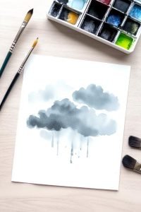 31 Watercolor Clouds Drawing Ideas to Elevate Your Art