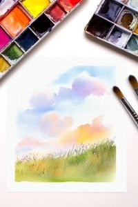 31 Watercolor Clouds Drawing Ideas to Elevate Your Art