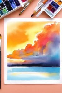 31 Watercolor Clouds Drawing Ideas to Elevate Your Art