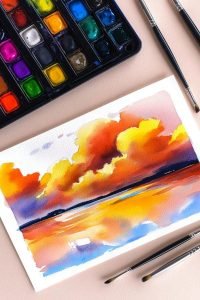31 Watercolor Clouds Drawing Ideas to Elevate Your Art