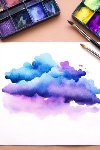 31 Watercolor Clouds Drawing Ideas to Elevate Your Art