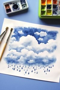31 Watercolor Clouds Drawing Ideas to Elevate Your Art