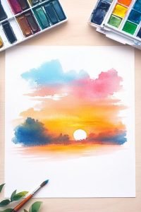 31 Watercolor Clouds Drawing Ideas to Elevate Your Art
