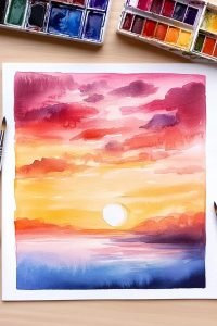 31 Watercolor Clouds Drawing Ideas to Elevate Your Art