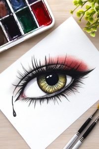 Explore 27 Watercolor Eyes Drawing Ideas for Your Art Journal