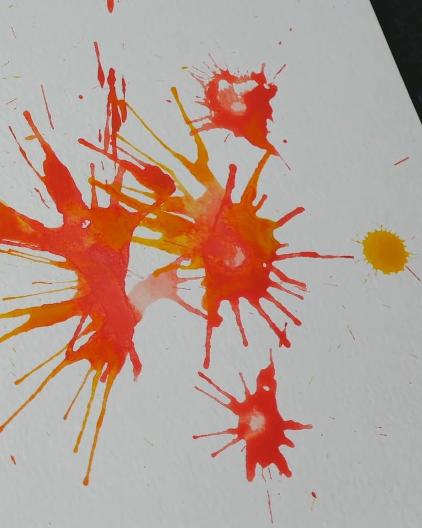 How to Create Watercolor Drops and Blotches