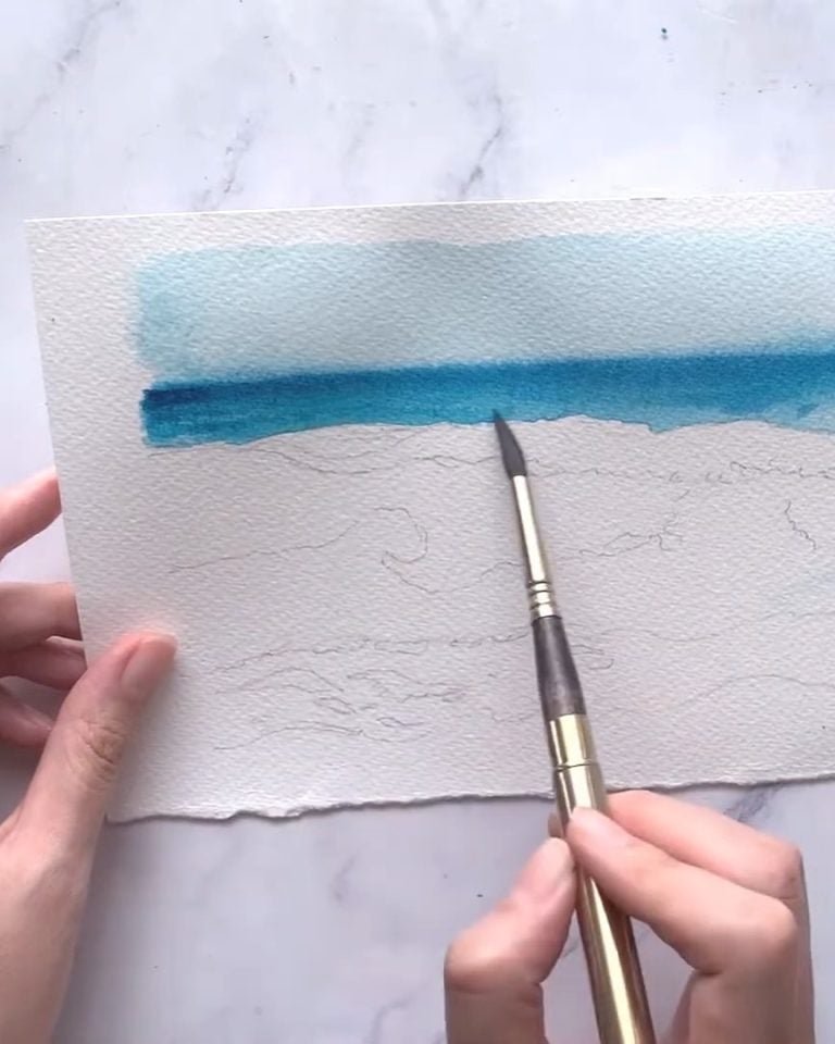 How to Paint a Realistic Beachscape with Watercolors