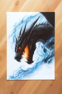 25 Colored Pencil Dragon Drawing Ideas for Fantasy Art Lovers