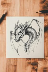25 Colored Pencil Dragon Drawing Ideas for Fantasy Art Lovers