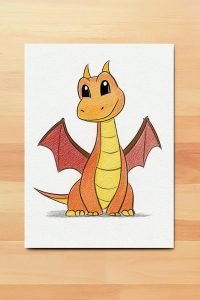 25 Colored Pencil Dragon Drawing Ideas for Fantasy Art Lovers