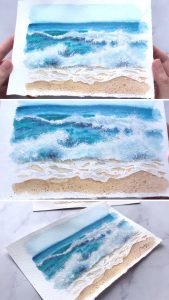 How to Paint a Realistic Beachscape with Watercolors
