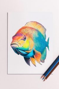 25 Colored Pencil Drawing Fish Ideas for Stunning Underwater Art