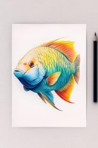 25 Colored Pencil Drawing Fish Ideas for Stunning Underwater Art