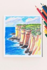 26 Colored Pencil Drawing Landscape Ideas to Inspire Your Next Artwork