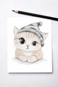 26 Colored Pencil Cat Drawing Ideas That Will Melt Your Heart