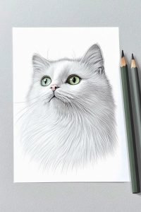 26 Colored Pencil Cat Drawing Ideas That Will Melt Your Heart