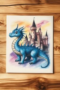 25 Colored Pencil Dragon Drawing Ideas for Fantasy Art Lovers – Paint9 Art