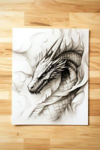 Easy and Fun 25 Colored Pencil Dragon Art Ideas Simple