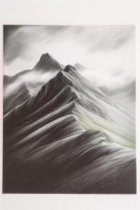 30 Colored Pencil Drawing Mountain Ideas for Stunning Landscape Art