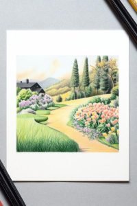 Beautiful 25 Colored Pencil Trees Painting Ideas for Every Skill Level