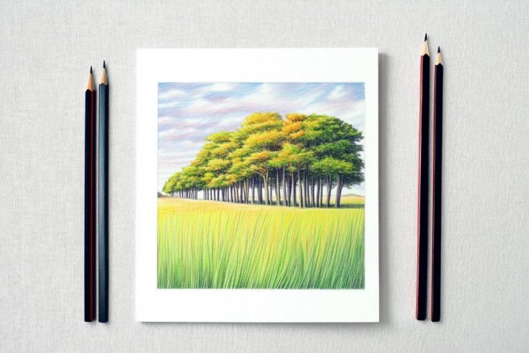 23 Colored Pencil Trees Drawing Ideas to Inspire Your Nature Art