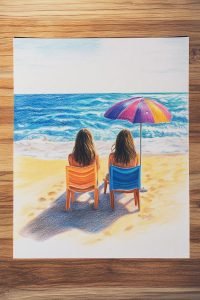 Fun And Easy 28 Colored Pencil Summer Drawing Ideas To Try