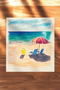 Fun And Easy 28 Colored Pencil Summer Drawing Ideas To Try