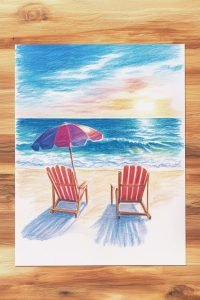 Fun And Easy 28 Colored Pencil Summer Drawing Ideas To Try