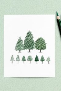 23 Colored Pencil Trees Drawing Ideas to Inspire Your Nature Art