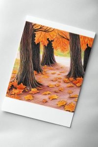 23 Colored Pencil Trees Drawing Ideas to Inspire Your Nature Art