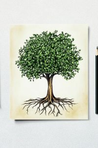 23 Colored Pencil Trees Drawing Ideas to Inspire Your Nature Art