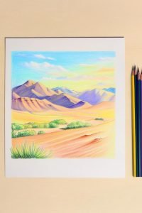 26 Colored Pencil Drawing Landscape Ideas to Inspire Your Next Artwork