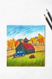 26 Colored Pencil Drawing Landscape Ideas to Inspire Your Next Artwork