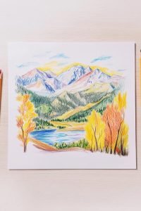 26 Colored Pencil Drawing Landscape Ideas to Inspire Your Next Artwork
