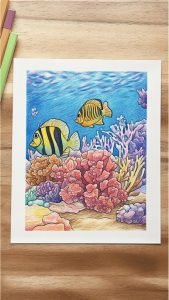 Breathtaking 24 Colored Pencil Ocean Drawing Ideas For Sea Lovers
