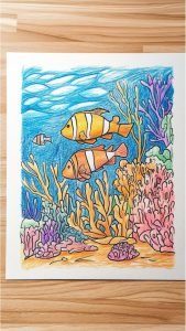 Breathtaking 24 Colored Pencil Ocean Drawing Ideas For Sea Lovers