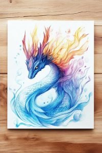 Easy and Fun 25 Colored Pencil Dragon Art Ideas Simple