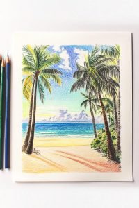 26 Colored Pencil Drawing Landscape Ideas to Inspire Your Next Artwork