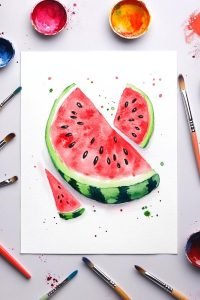 28 Watercolor Summer Drawing Ideas to Spark Seasonal Creativity