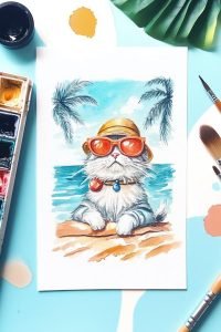 28 Watercolor Summer Drawing Ideas to Spark Seasonal Creativity
