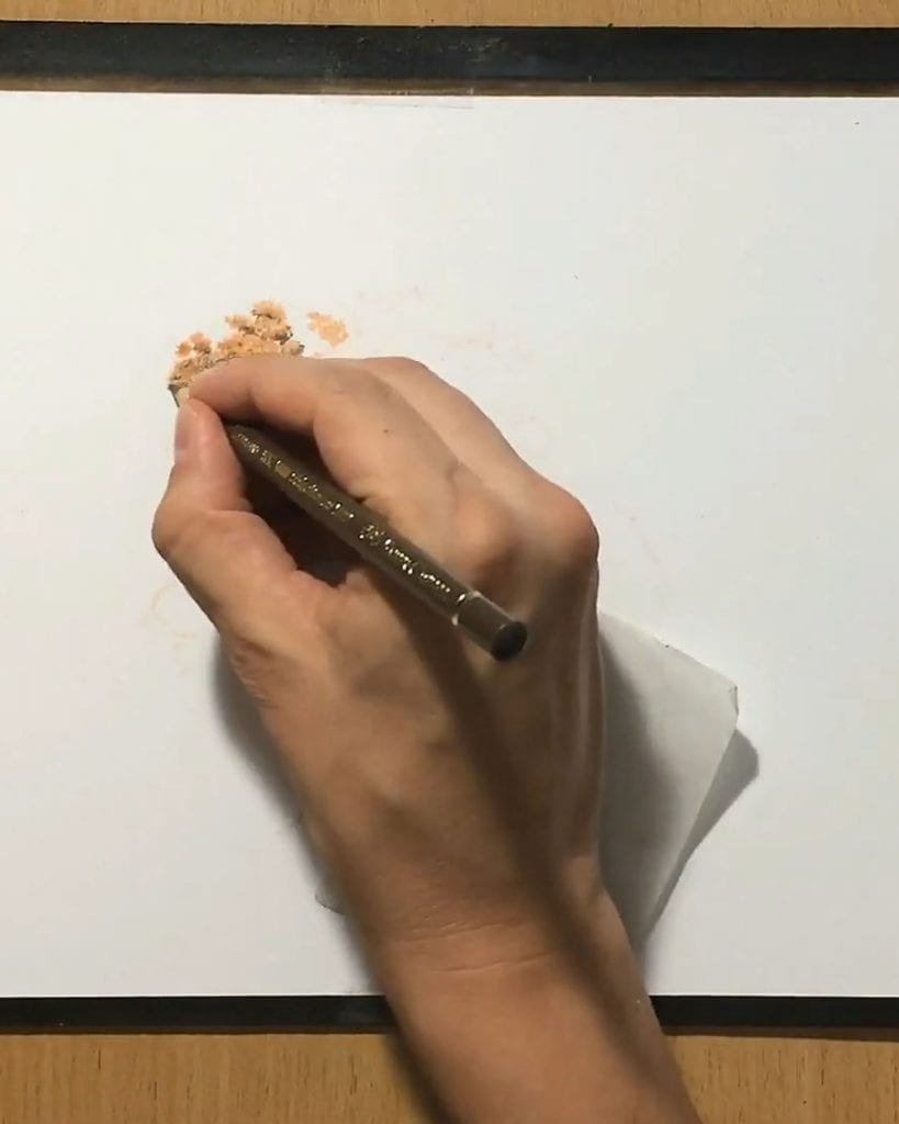 Autumn Tree Drawing with Colored Pencils: A Complete Step-by-Step