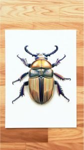 24 Colored Pencil Insects Drawing Ideas That Will Inspire Your Art